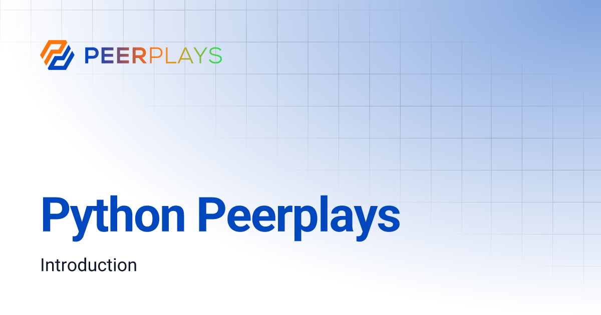 Python Peerplays | Peerplays Community Docs